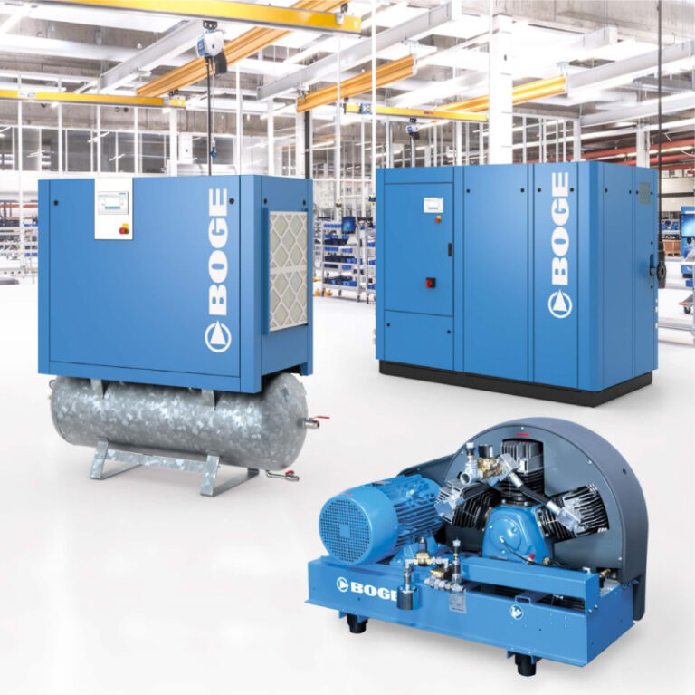 BOGE - Compresores de Tornillo Refrigerados por Inyección de Aceite - Danair